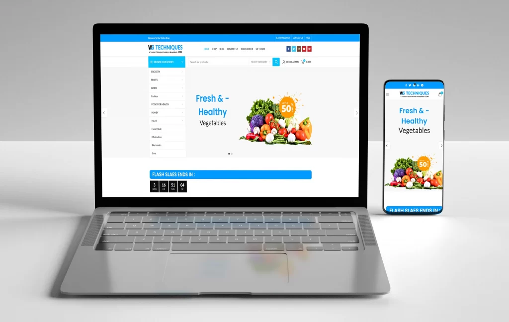 W3 Organic E-Commerce Website - W3 TECHNIQUES LTD